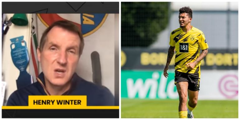 Henry Winter gets United fans excited over Jadon Sancho transfer