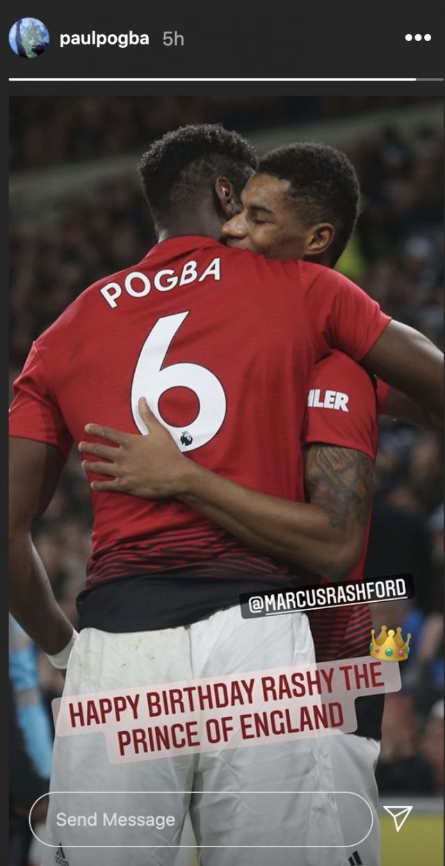 (Photo) Paul Pogba's classy 'Happy Birthday' message to team-mate ...
