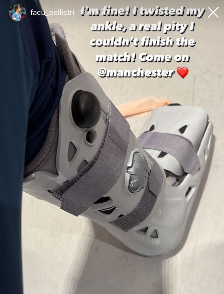 Facundo Pellistri confirms twisted ankle after Atletico Madrid