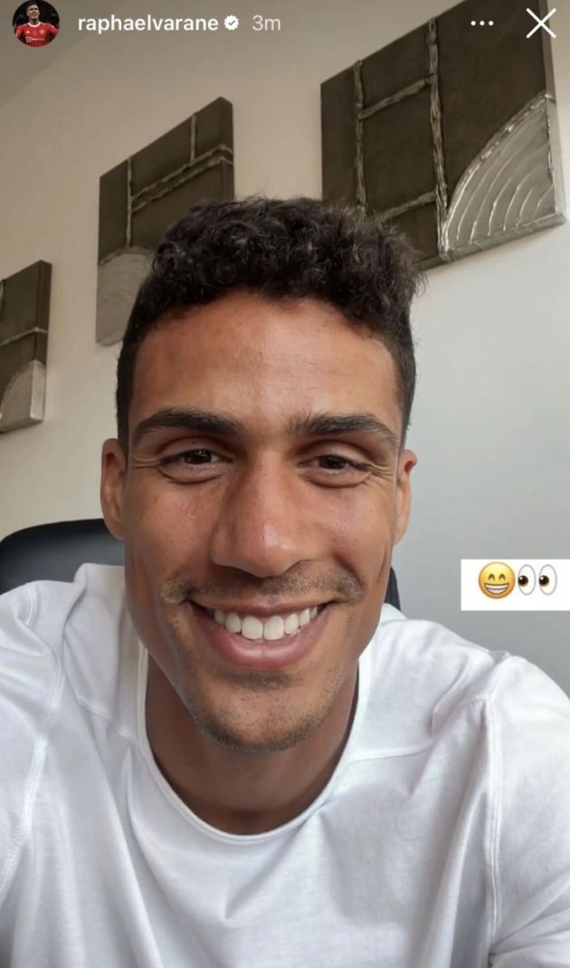 Raphael Varane Welcomes Casemiro To Manchester United