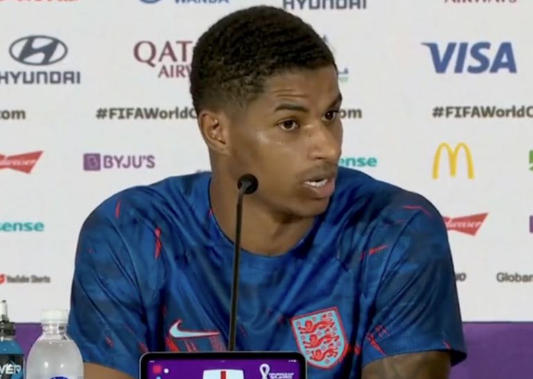 (Video) Marcus Rashford explains celebration vs Wales