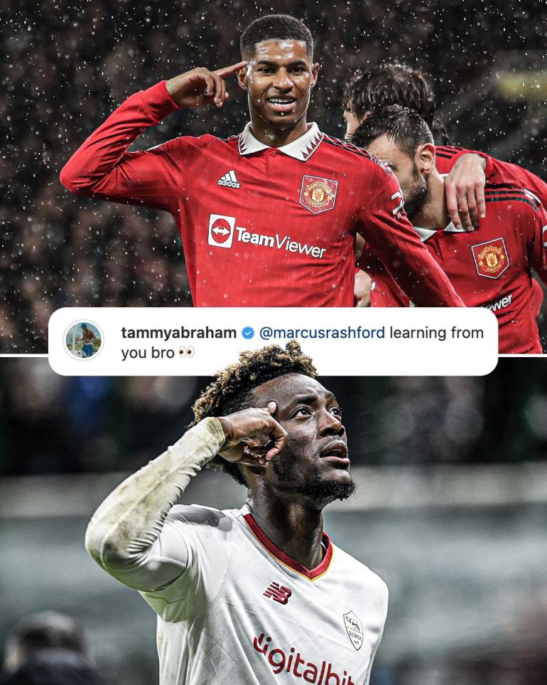 Five players who have copied Rashford’s latest signature celebration