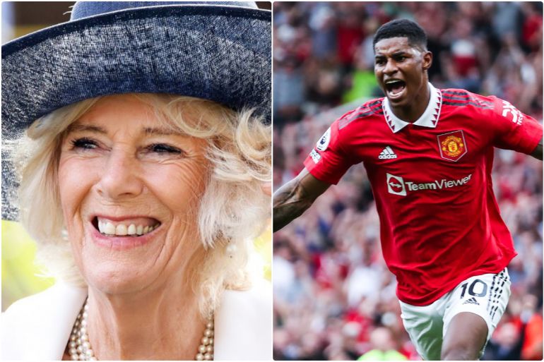 Marcus Rashford earns praise from Queen Consort Camilla