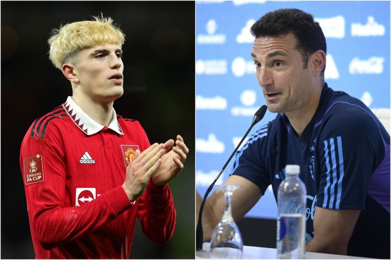 Argentina manager breaks silence on Alejandro Garnacho after ankle injury