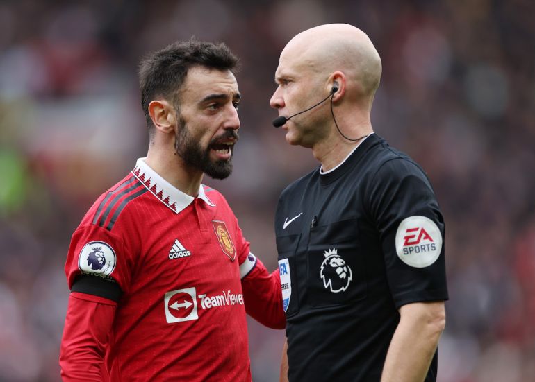 Manchester United fume over Anthony Taylor's officiating