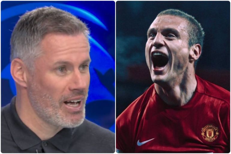 Jamie Carragher makes bizarre claim about Van Dijk and Vidic