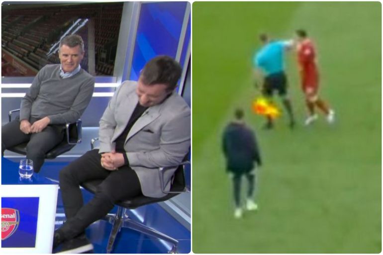 Roy Keane blasts ‘big baby’ Andy Robertson after linesman controversy