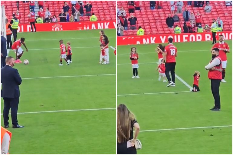 (Video) Adorable post-match scenes show Bruno Fernandes’ son scoring ...