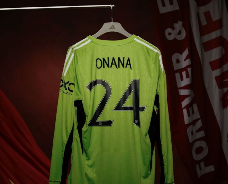 Manchester United confirm Andre Onana shirt number