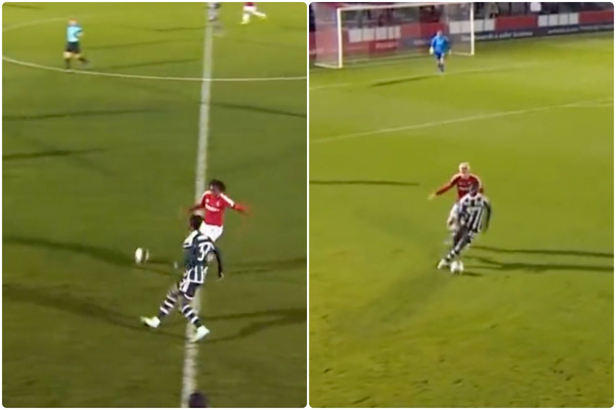 Highlights from Kobbie Mainoo's dazzling display vs Salford City