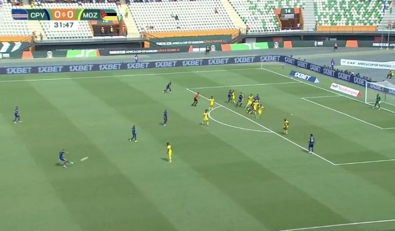 (Video) Manchester United flop Bebe scores 40-yard screamer at AFCON