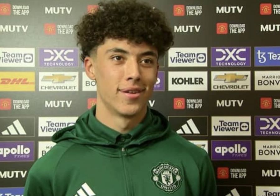 Ethan Wheatley reacts to historic Manchester United debut