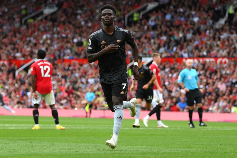 Bukayo Saka names Old Trafford as his favourite Premier League stadium