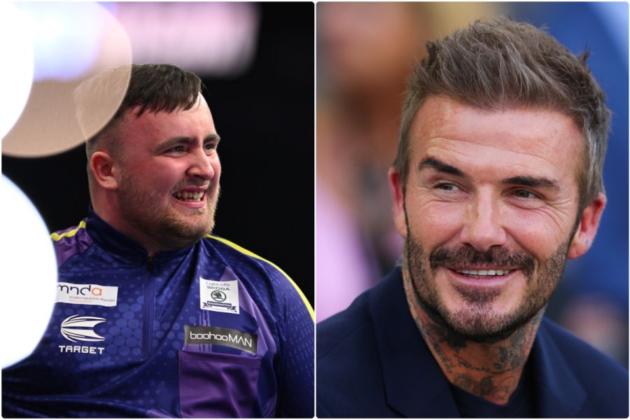Darts sensation Luke Littler shares David Beckham's Instagram DM