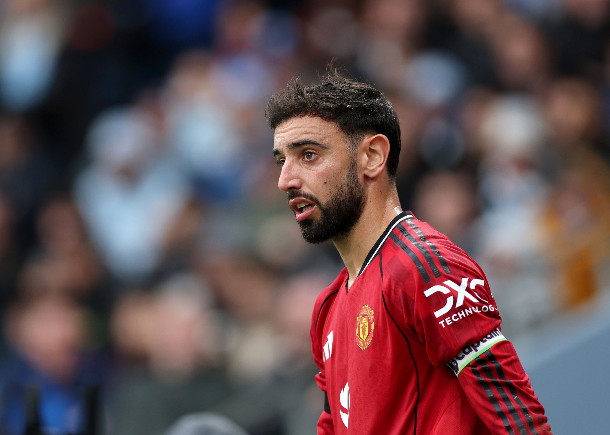 Bruno Fernandes runs the show in first half as Haaland abused